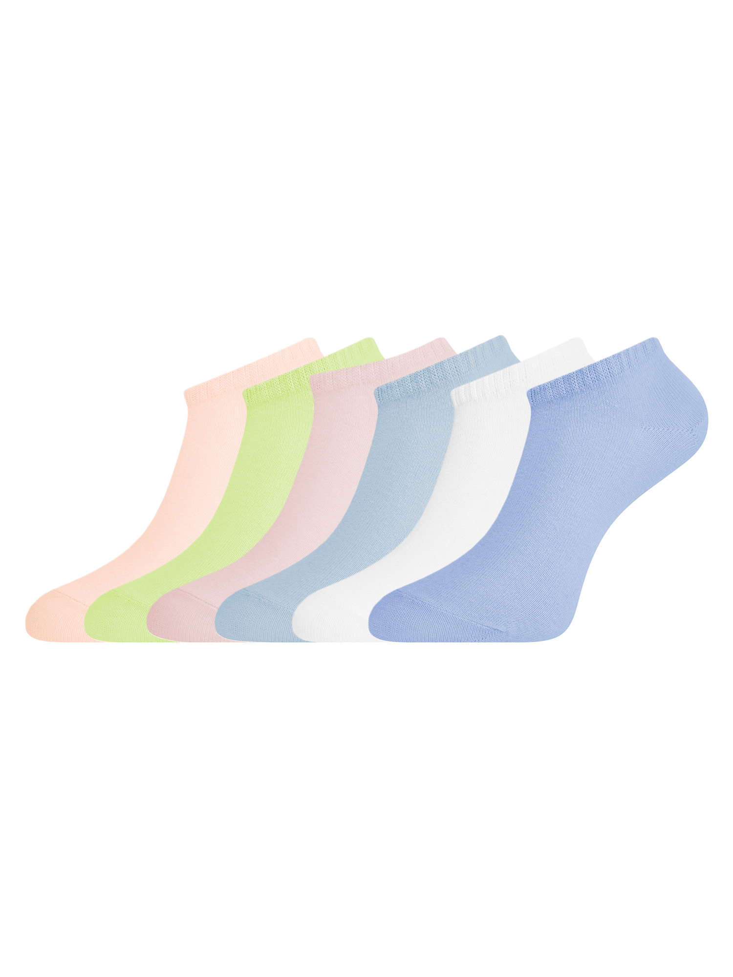 Комплект носков женских oodji 57102433T6 разноцветных 38-40
