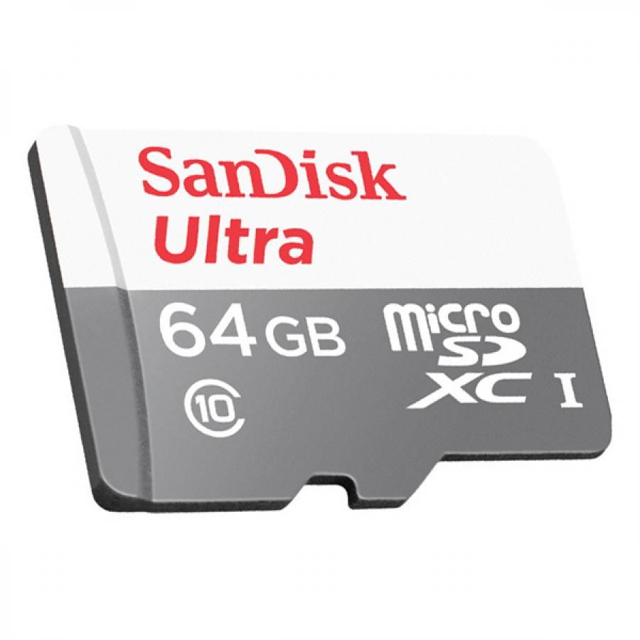 Карта памяти SanDisk Ultra 64GB microSD (SDSQUNR-064G-GN3MN)