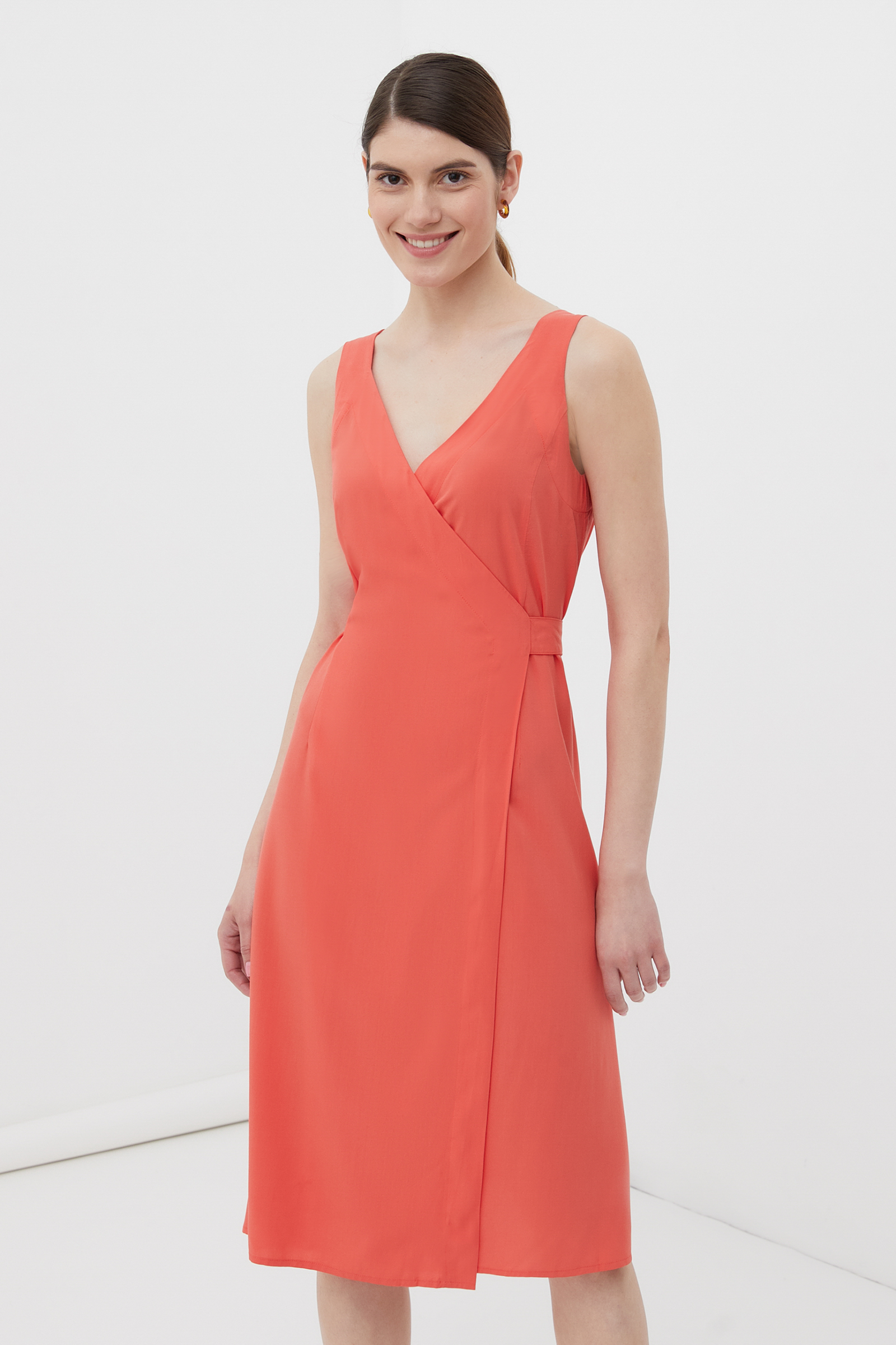 Платье женское Finn Flare FSC13026 красное S