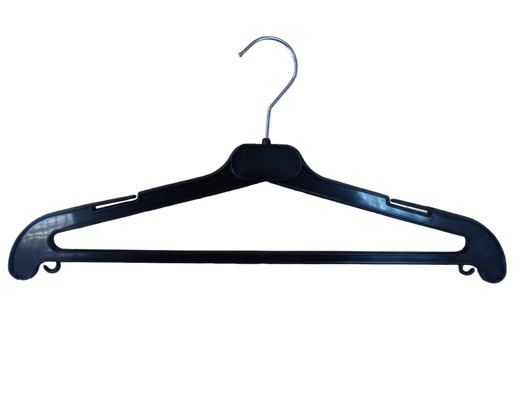 Вешалки для костюма и платья Valexa ВЛ-4 длина 430мм ширина 10мм чёрные 5 шт