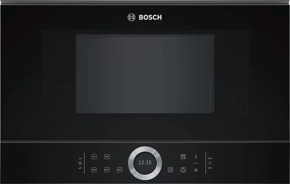 Микроволновая печь встраиваемая Bosch BFR634GB1, черный