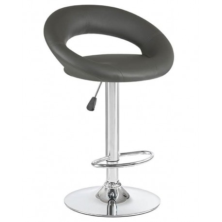 Барный стул Logomebel, серебристый/серый