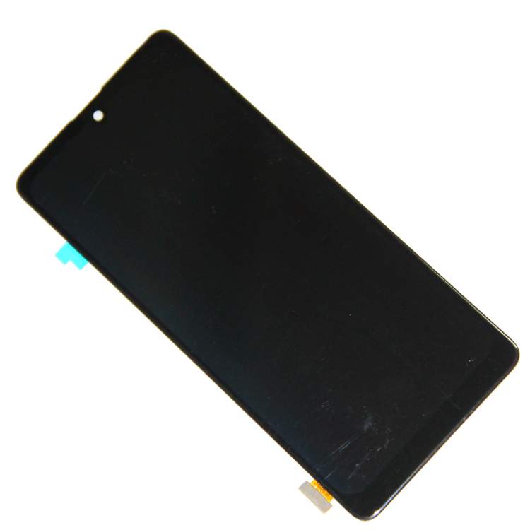 Дисплей Samsung SM-A715F (Galaxy A71) в сборе с тачскрином (OLED/U вырез камеры) черный