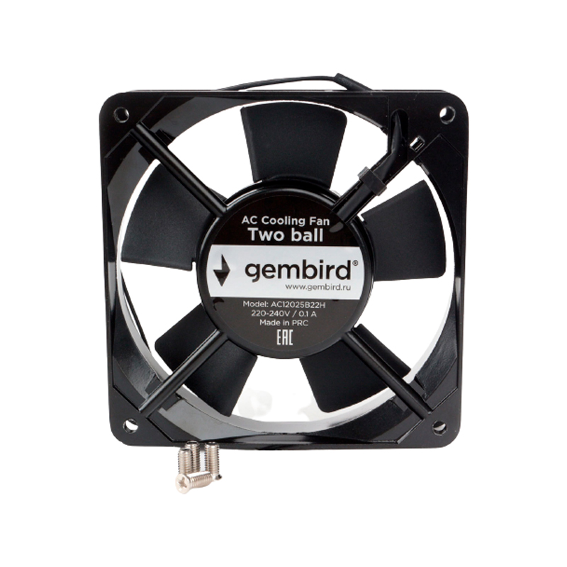 Корпусной вентилятор Gembird AC12025B22H