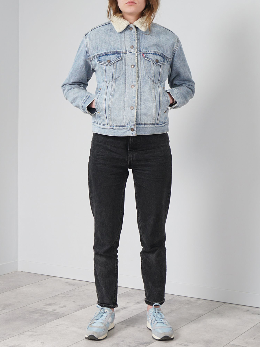 Джинсовая куртка женская Levi's 36137-0026 синяя XS