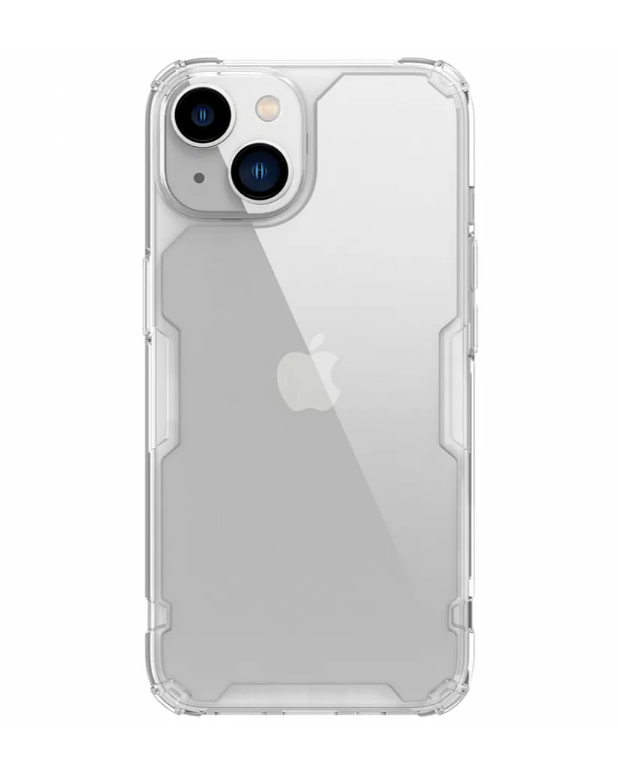 Чехол Nillkin Nature TPU Pro для iPhone 14 Plus прозрачный / белый