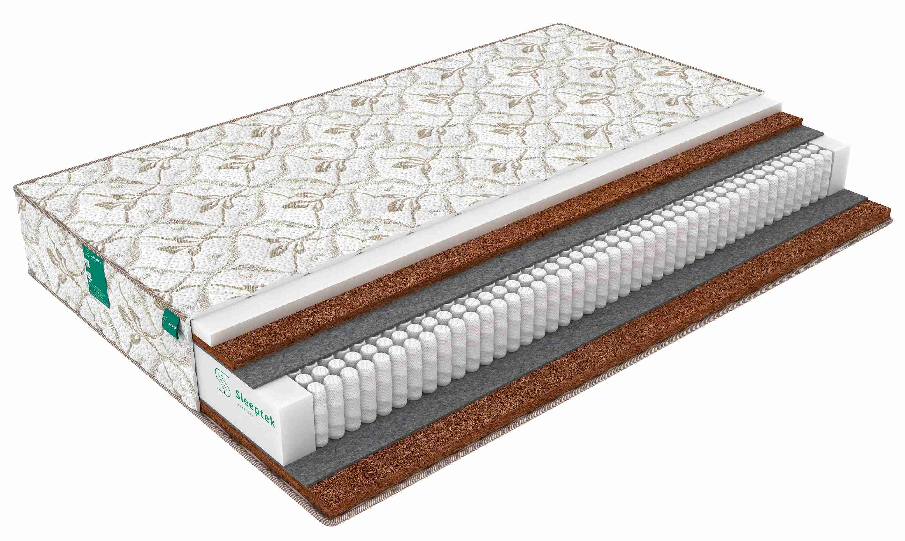 Матрас пружинный Sleeptek Perfect FoamStrong Cocos/brdmtr465075 150х195