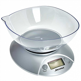 Весы кухонные Аксинья КС-6519 Silver