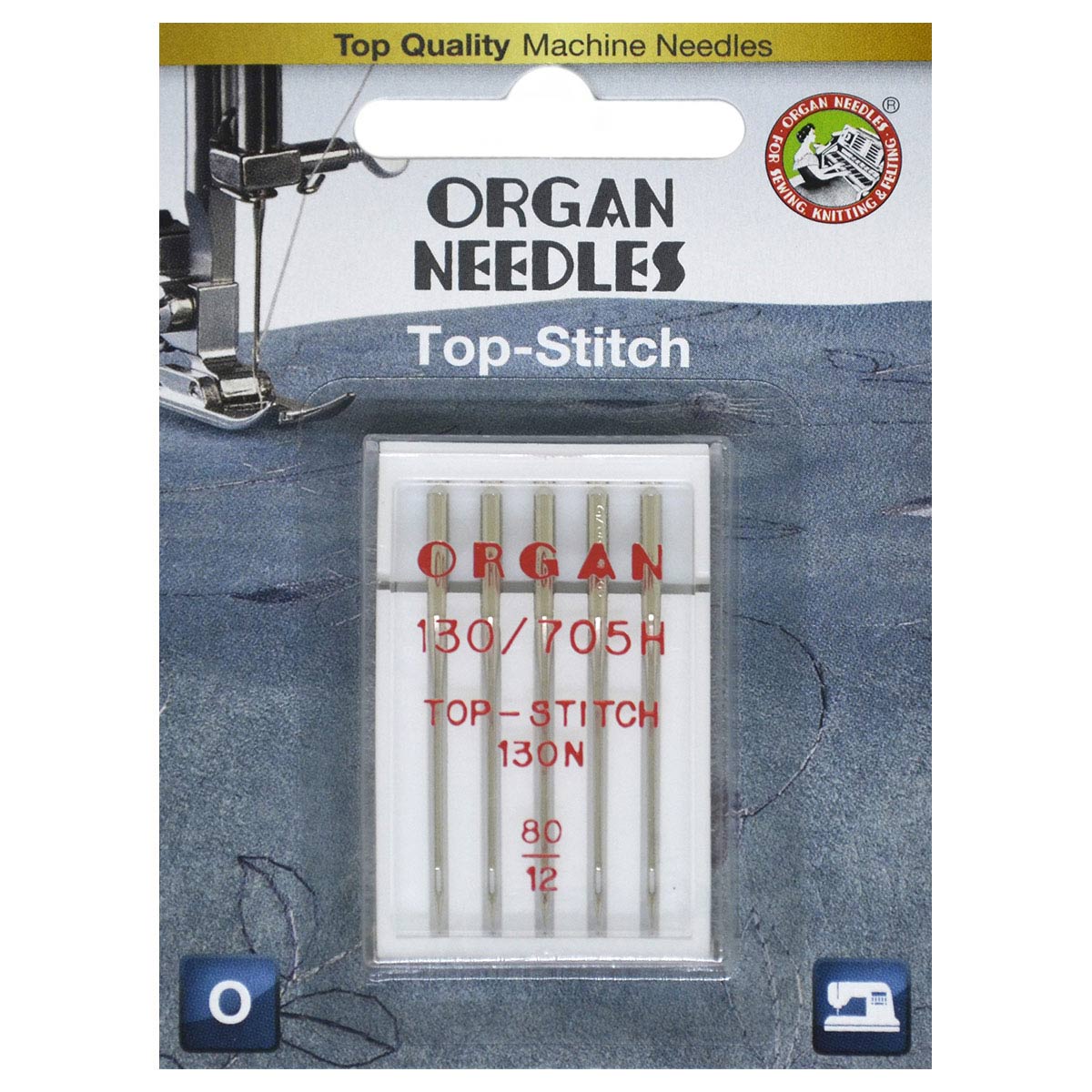 Иглы Organ TOP STITCH 5/80