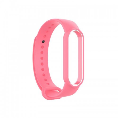 Силиконовый браслет Xiaomi Mi Band 5 Розовый