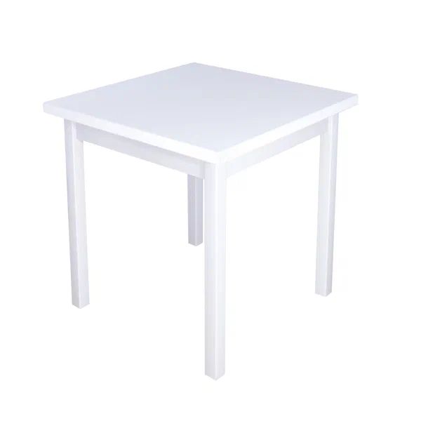 Стол кухонный Solarius Классика квадратный 80х80х75, цвет белый