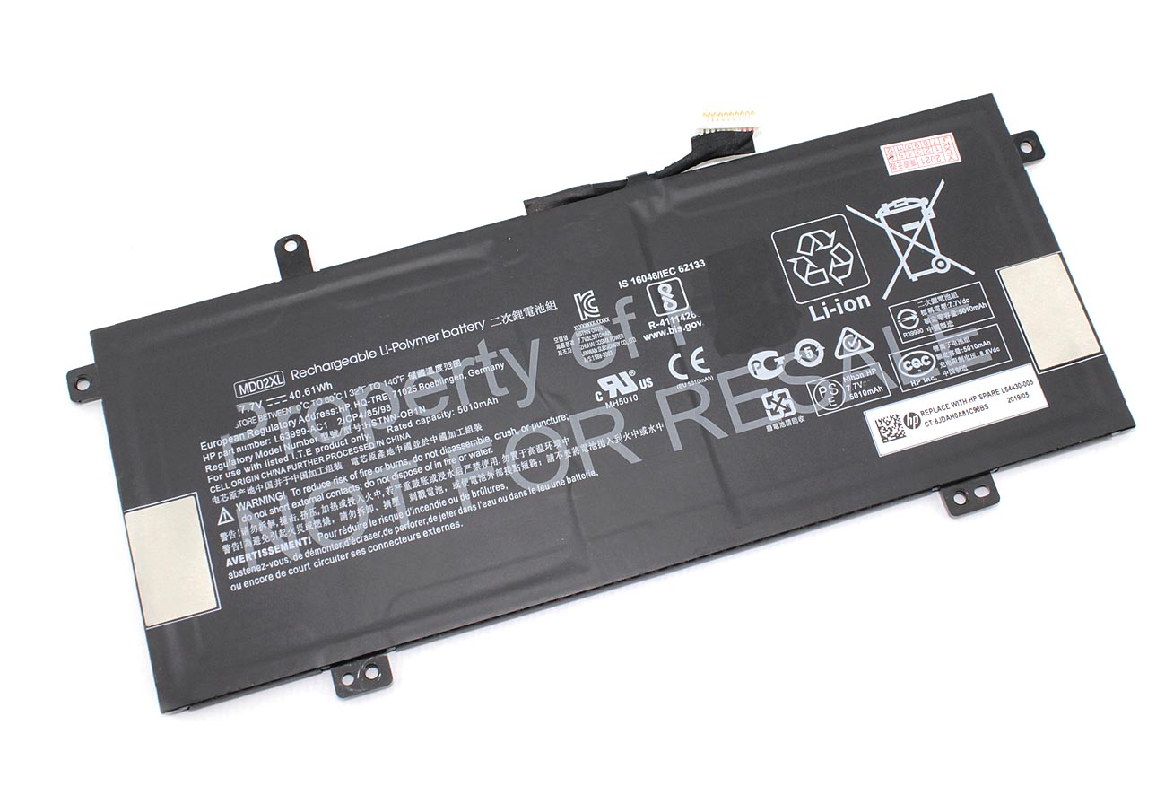 Аккумулятор для ноутбука HP Chromebook x360 12B-CA MD02XL 7.7V 40.61Wh