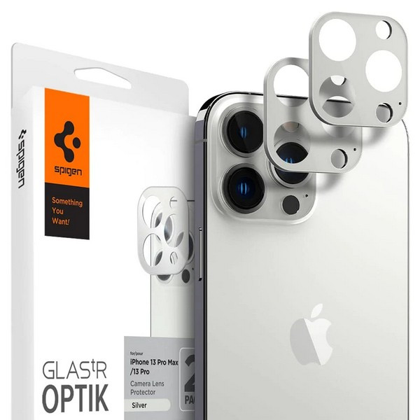 Защитное стекло на камеру Spigen Optik Lens Protector V2 для iPhone 13 Pro / 13 Pro Max