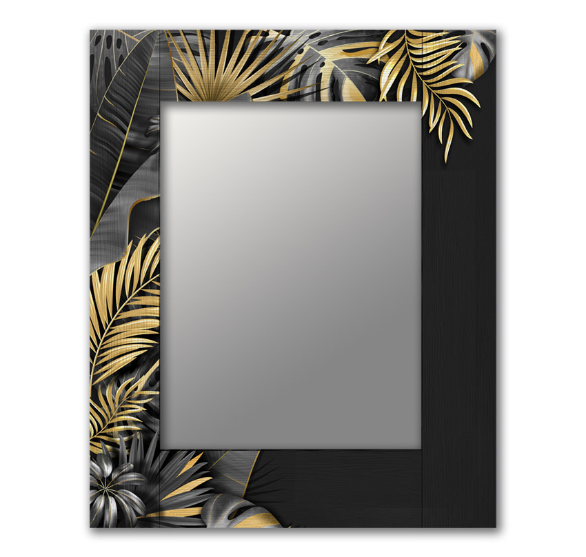 Настенное зеркало Пальмы Голд 75х140 см