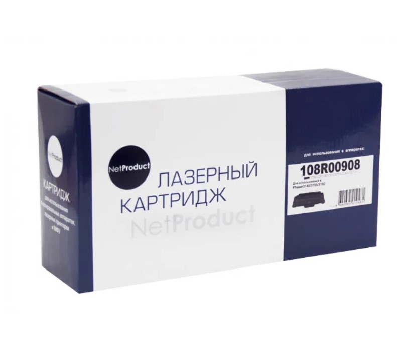 Картридж для лазерного принтера NetProduct N-108R00908  черный, совместимый