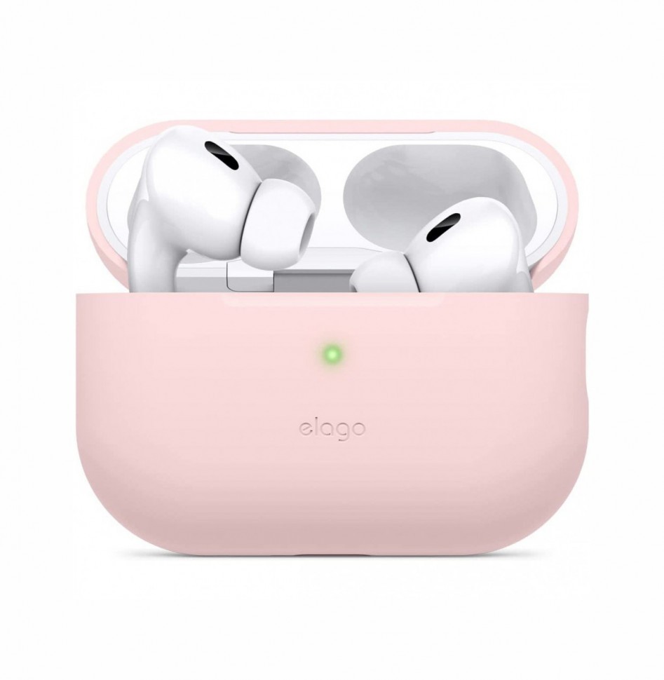 Чехол Elago Silicone case для AirPods Pro 2, Светло-розовый (EAPP2SC-BA-LPK)