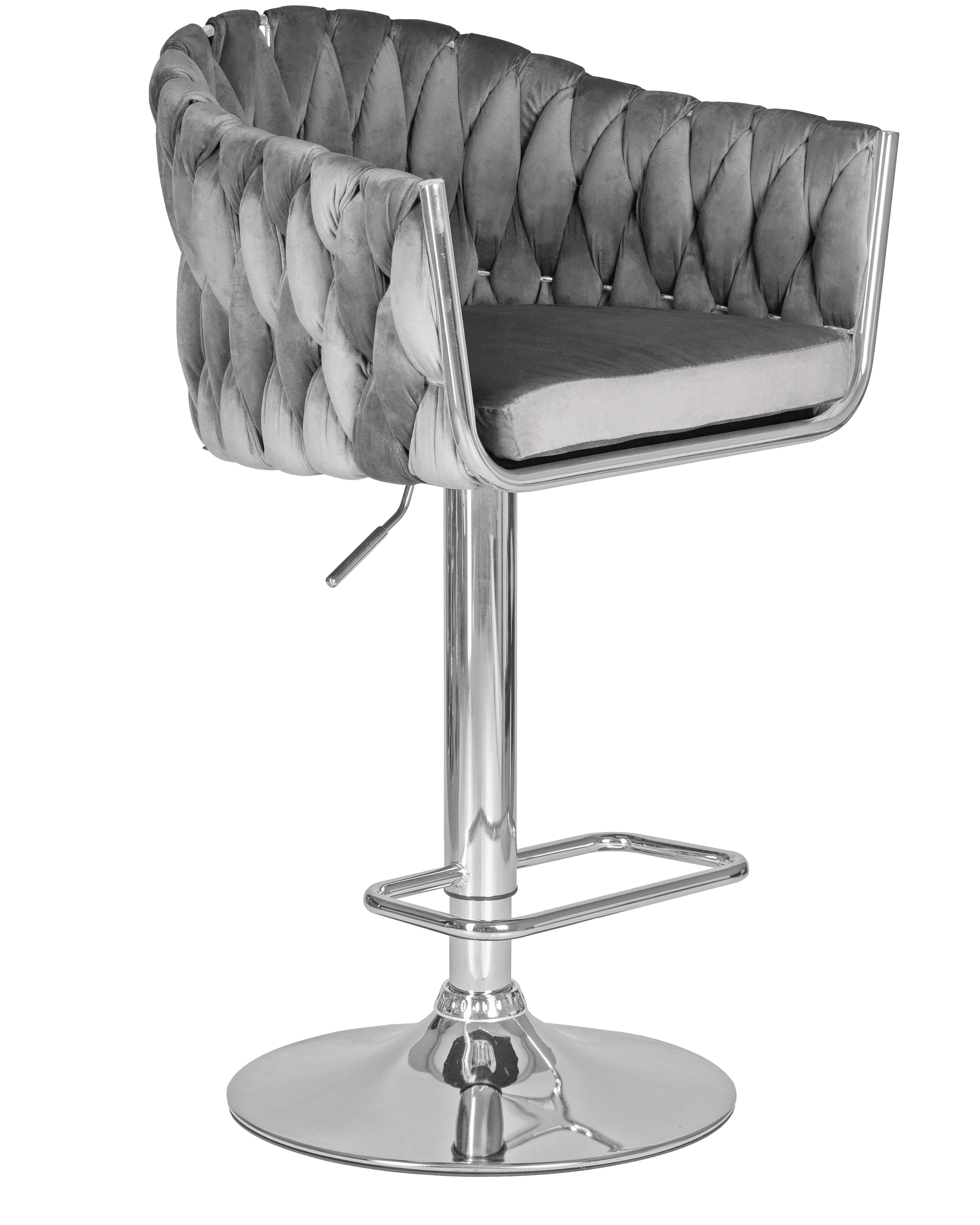 Барный стул Империя стульев MARCEL LM-9692 grey (MJ9-75), хром/серый