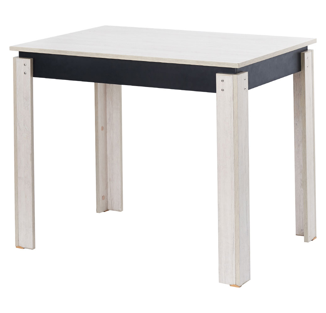Кухонный стол Hoff 76х95х65 см, бежевый/черный