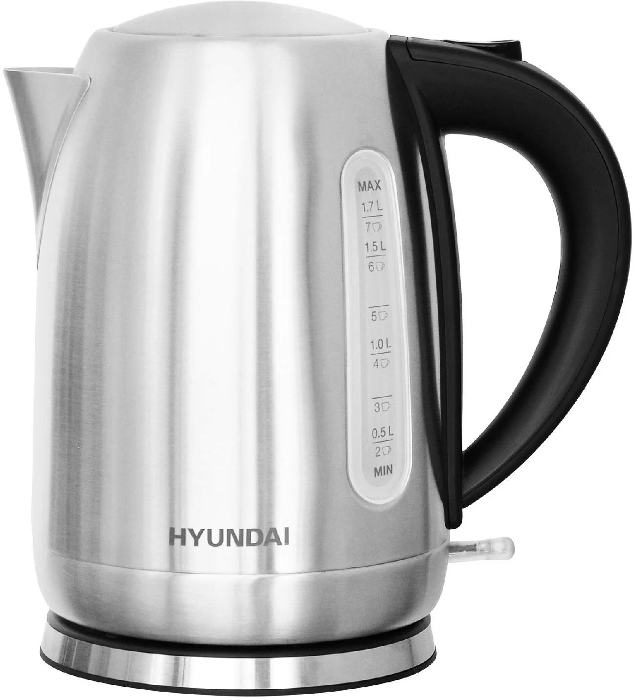 Чайник электрический HYUNDAI HYK-S2014 1.7 л серебристый