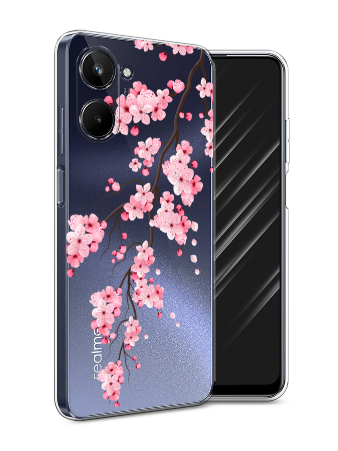 Чехол Awog на Realme 10 4G "Розовая сакура"