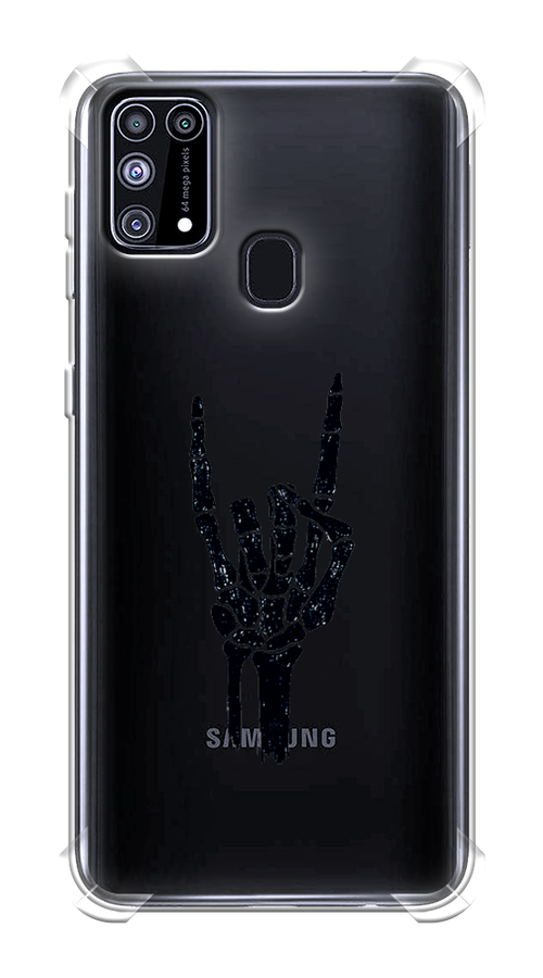 Чехол Awog на Samsung Galaxy M31 / Самсунг M31 "Rock for a skeleton"