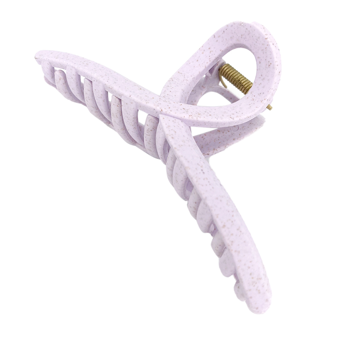 Заколка-краб женская SOLOMEYA Straw Claw Hair Clip Butterfly Lilac