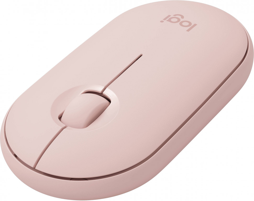 Беспроводная мышь Logitech Pebble M350 розовый (910-005575)