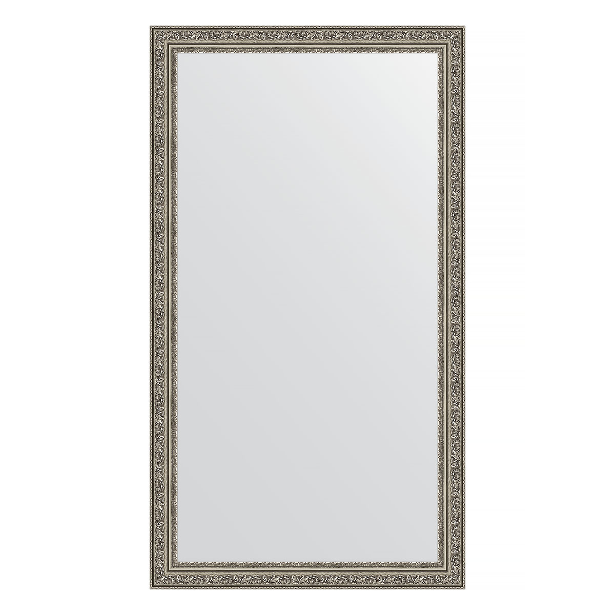Зеркало в раме 64x114см Evoform BY 3200 виньетка состаренное серебро