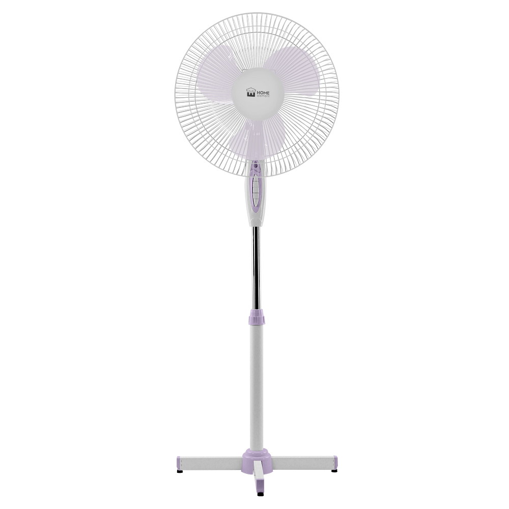 Вентилятор напольный Home Element HE-FN1205 белый; фиолетовый