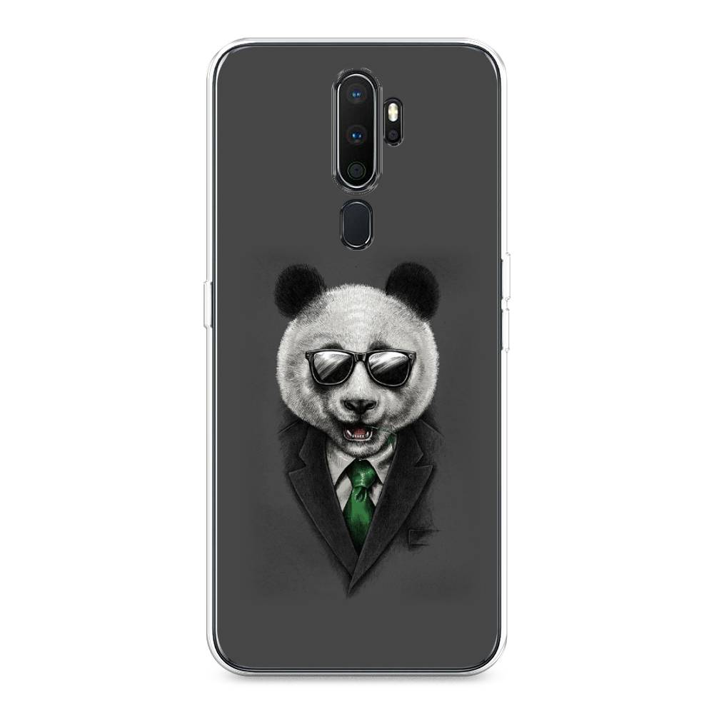 Чехол Awog на Oppo A5/A9 2020 "Деловая панда"