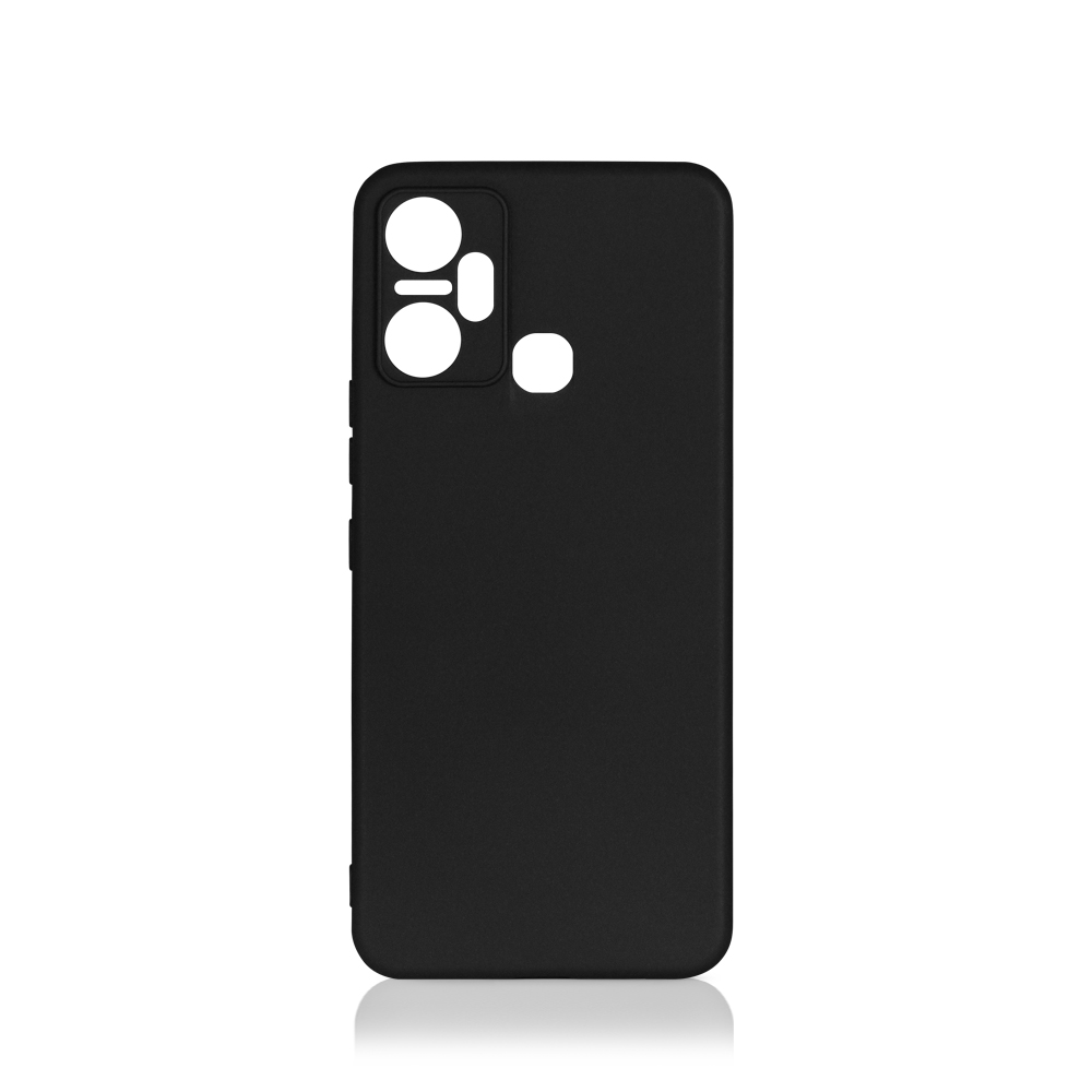 Чехол DF для Infinix Smart 6 Plus Silicone Black inCase-14