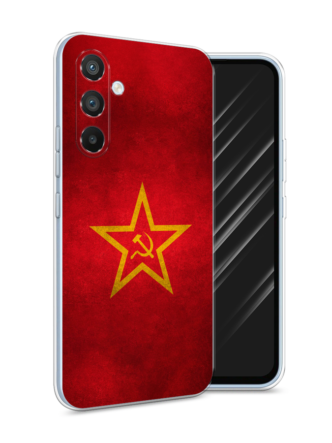Чехол Awog на Samsung Galaxy A54 "Красное знамя"