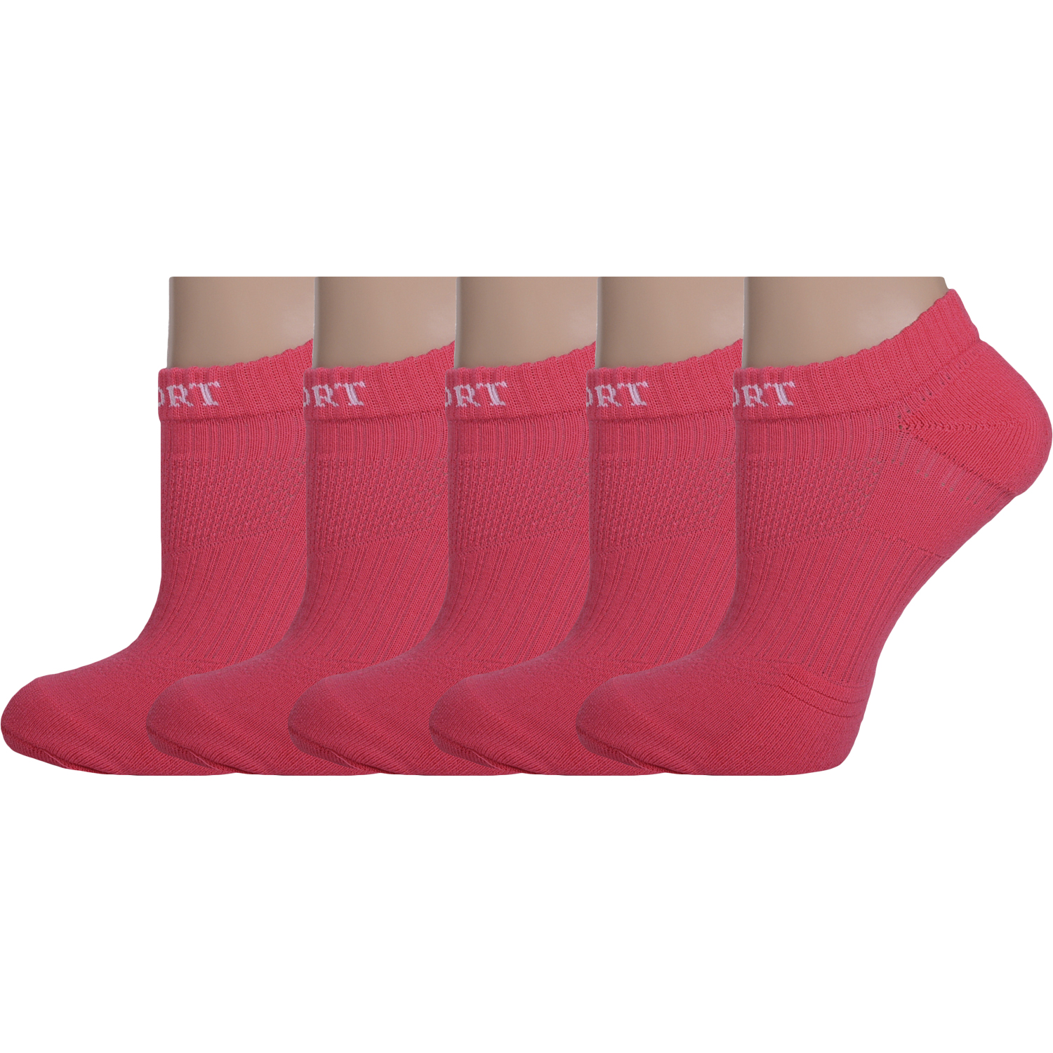 Комплект носков женских Palama 5-ЖКС-04 красных 23
