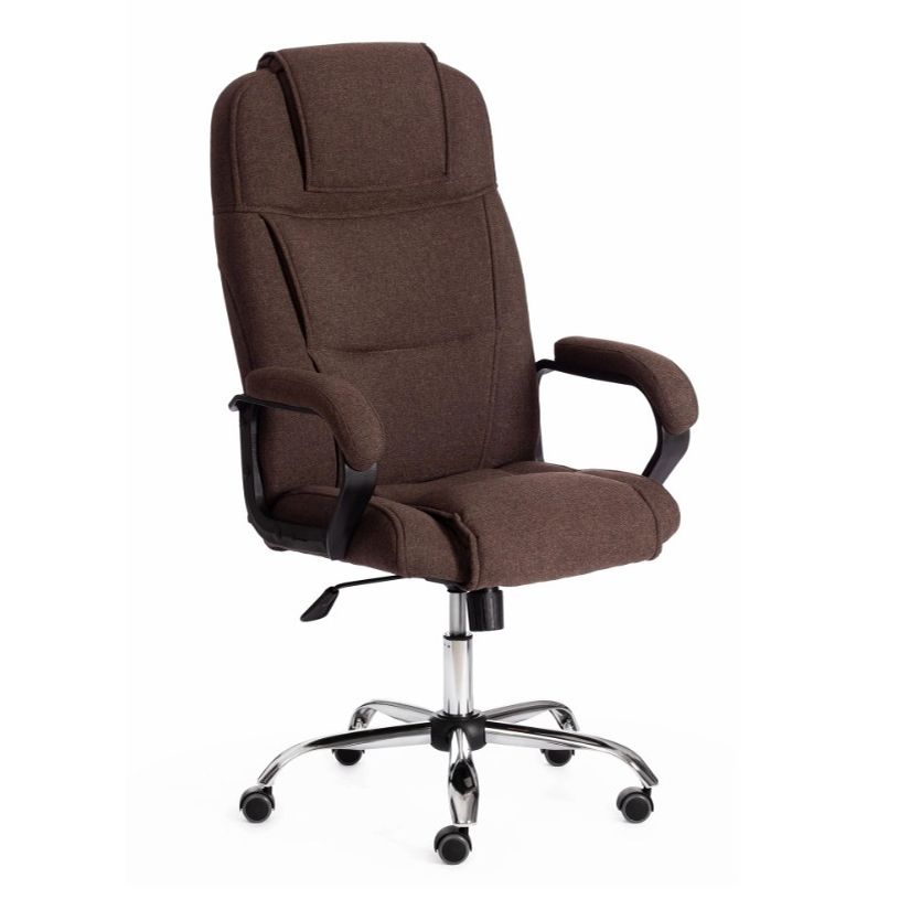 Кресло офисное TC Bergamo коричневое 67 х 47 х 140 см