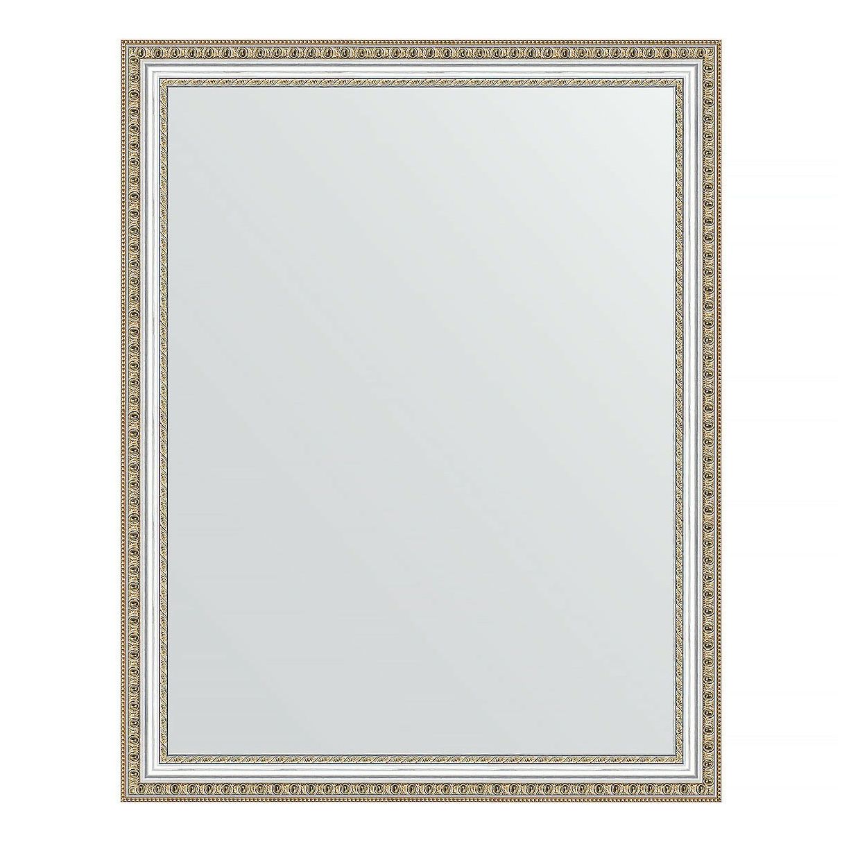 Зеркало интерьерное настенное Evoform в багетной раме золотые бусы на серебре