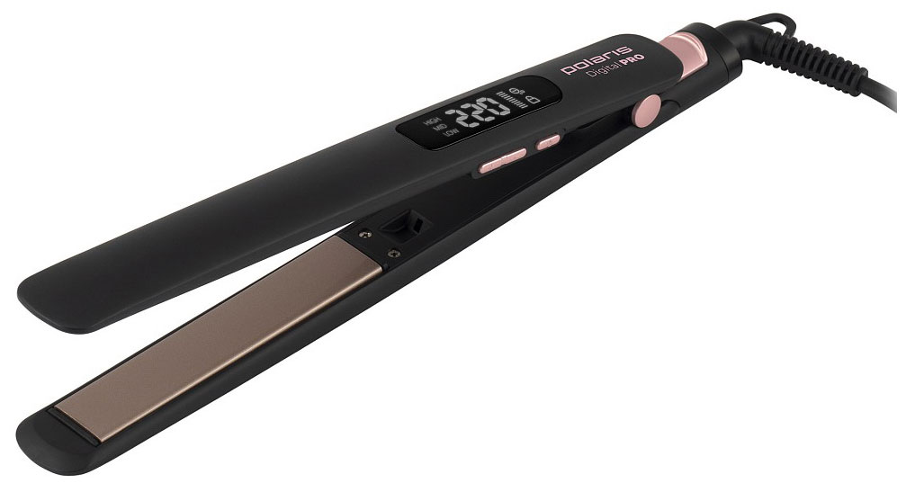 Выпрямитель волоc Polaris PHS 5012KT UltraSlim Digital PRO pink, black