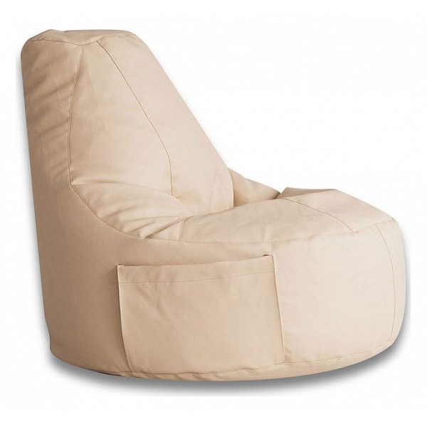 Кресло-мешок DreamBag Comfort Creme, размер XL, экокожа, Creme