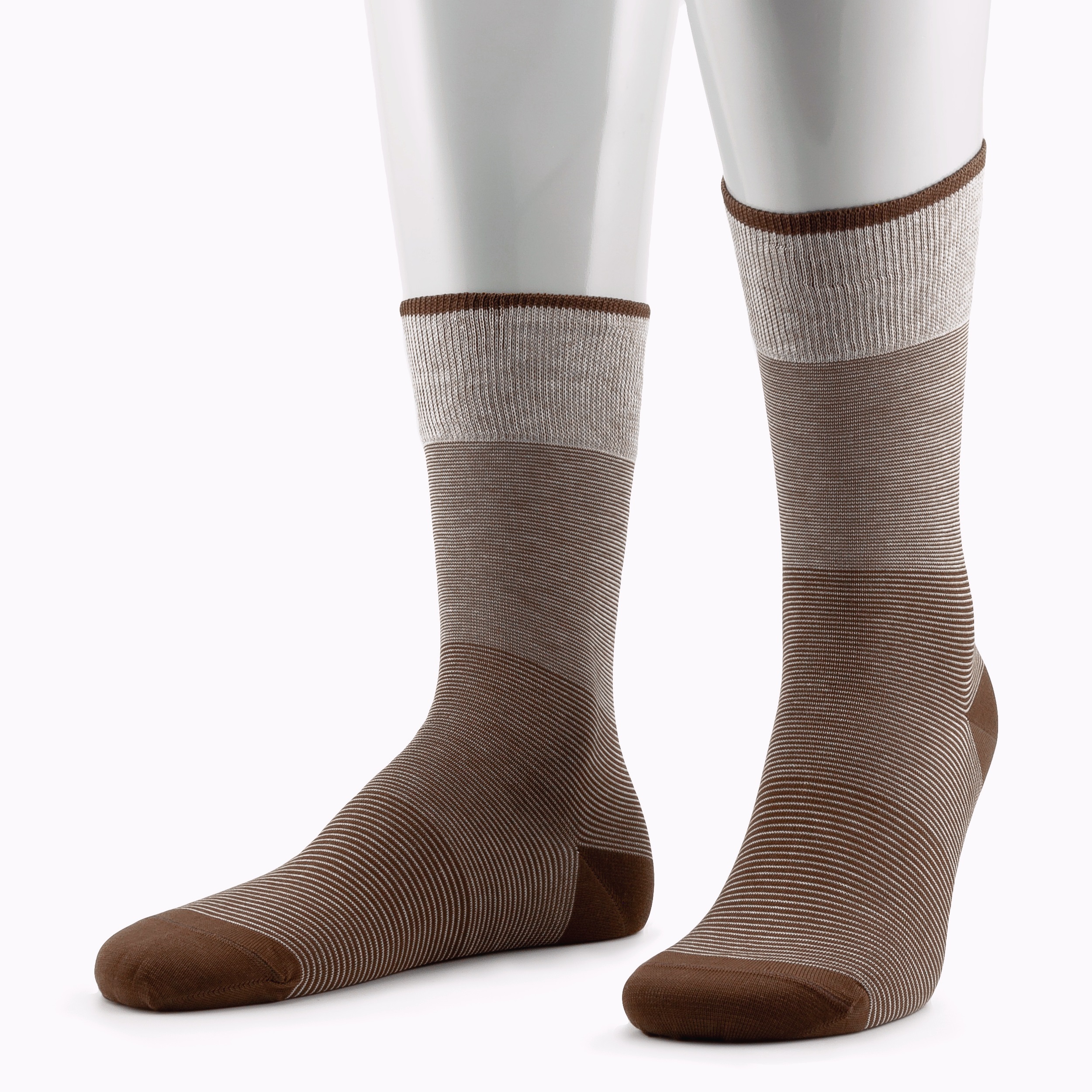 Носки мужские Grinston socks 17SC4 коричневые 29