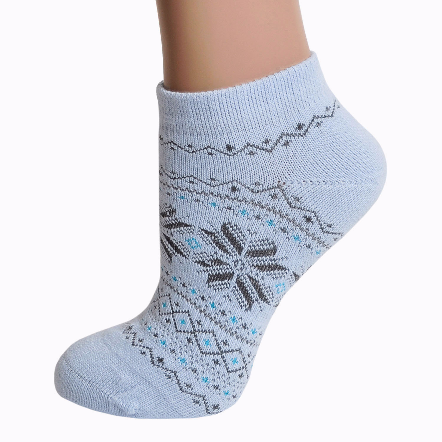 Носки женские Grinston socks 17D4 голубые 25
