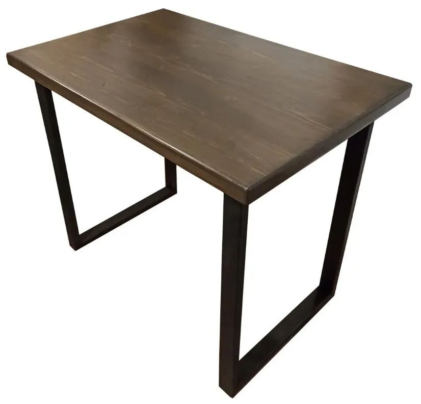 Столешница для стола Solarius Loft из массива сосны, 90х60х4 см, лакированный венге