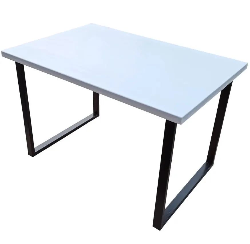 Столешница для стола Solarius Loft из массива сосны, 120х80х4 см, лакированный белый