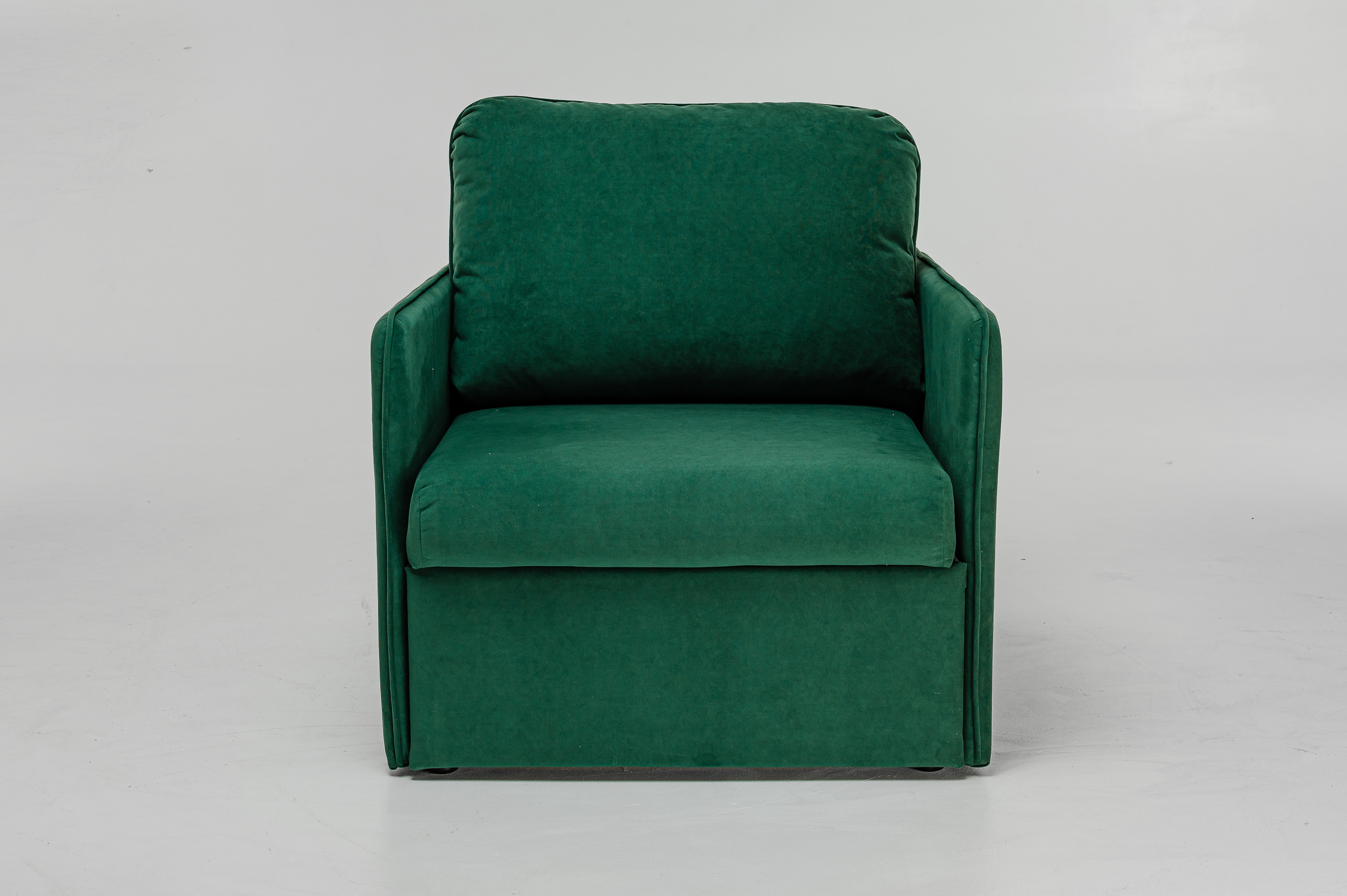 Кресло BRENDOSS 801 изумрудный велюр, 100x80x80 см