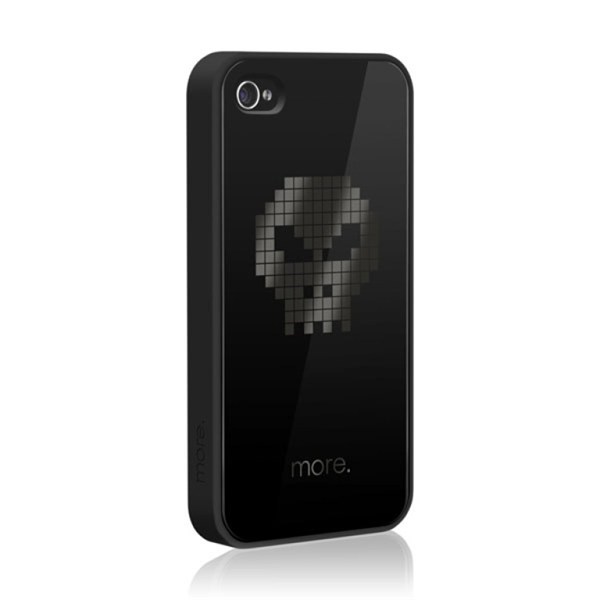 Пластиковый чехол Cubic Black Exclusive для iPhone 4/4S "Череп"