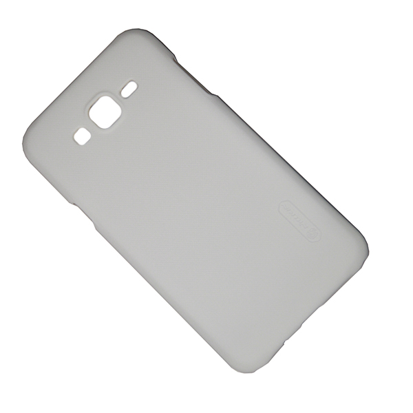 Чехол для Samsung SM-J700F (Galaxy J7) задняя крышка пластик ребристый Nillkin <белый>