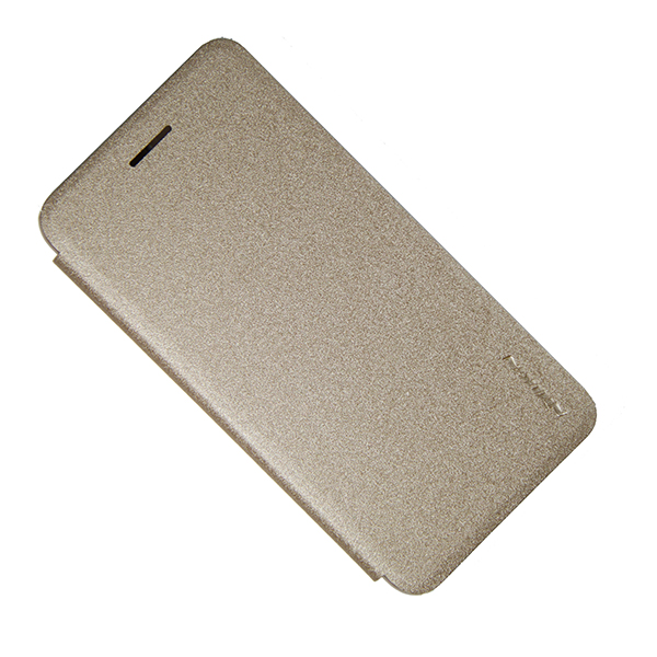 Чехол для Huawei Enjoy 5S флип боковой пластик-кожзам Nillkin Sparkle <золото>
