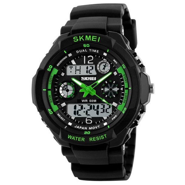 Наручные часы SKMEI 0931 черные/зеленые