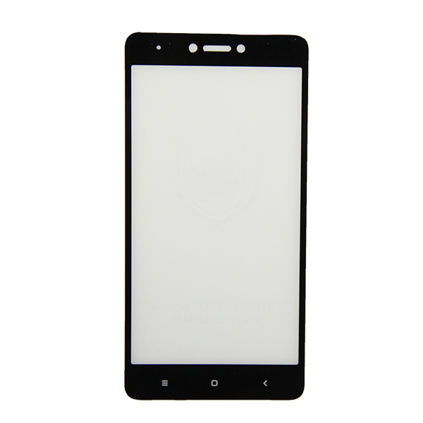Защитное стекло для Xiaomi Redmi Note 4X (2,5D/полная наклейка) <черный>
