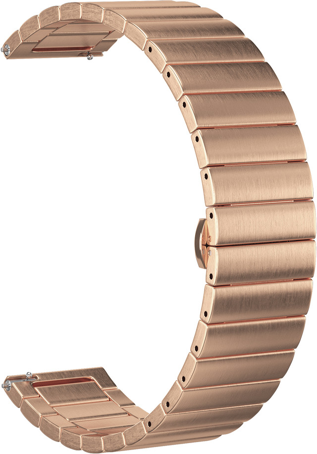 Ремешок для часов GSMIN Steel Collection 22 для GearS3/GalaxyWatch(46mm) Розовое золото