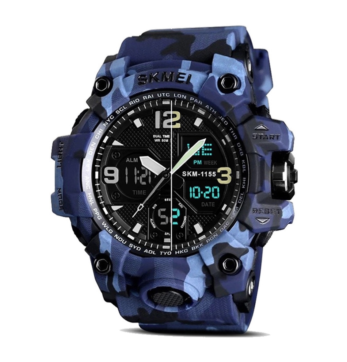 Наручные часы мужские SKMEI 1155B синие/черные