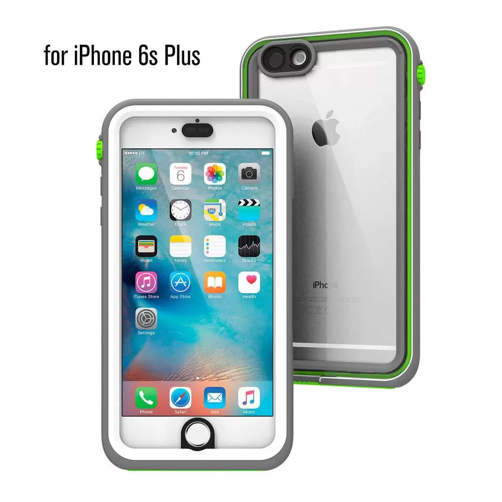 Противоударный чехол Catalyst для iPhone 6/6S Plus (5.5") серо-зеленый